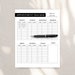 Spray Tan Service Digital/printable Weekly Appointment and Profit ...