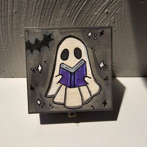Hand-painted Ghostly Trinket Box - Etsy