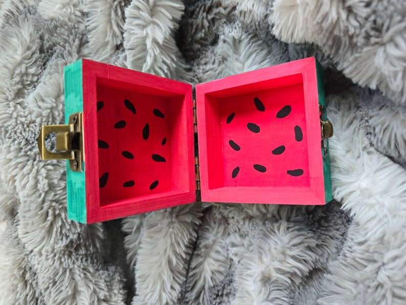 Hand-painted Watermelon Trinket Box - Etsy