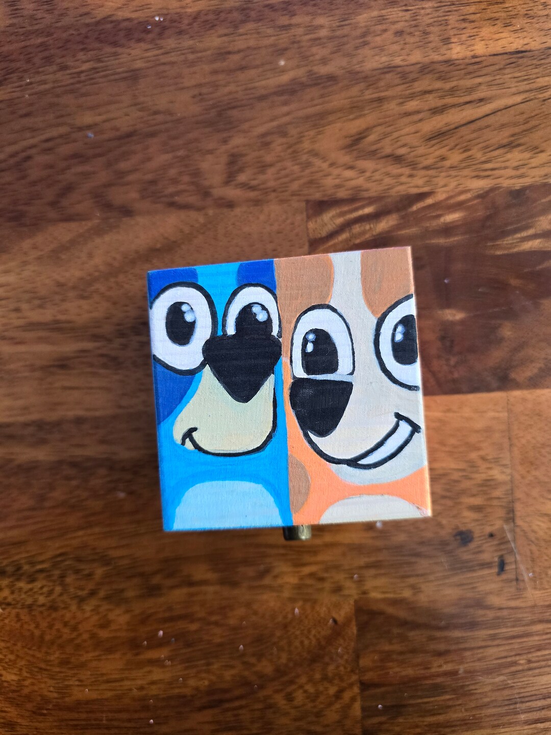 Hand-painted Bluey Inspired Trinket Jewelry Ring Box - Etsy