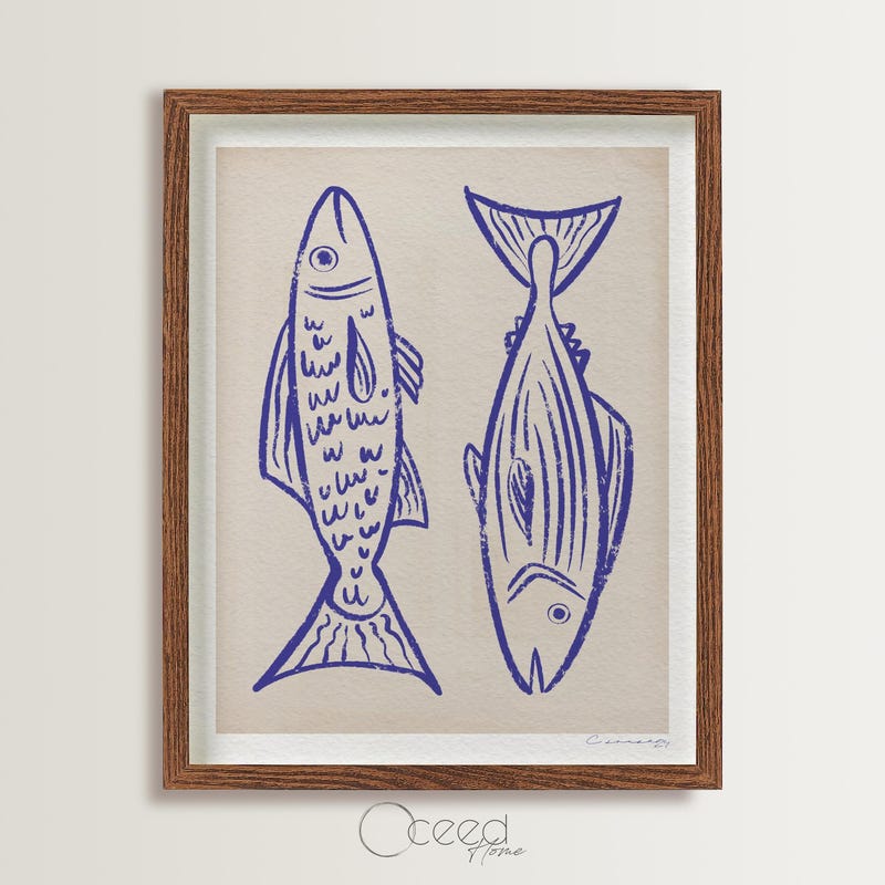 Fish Poster - Etsy