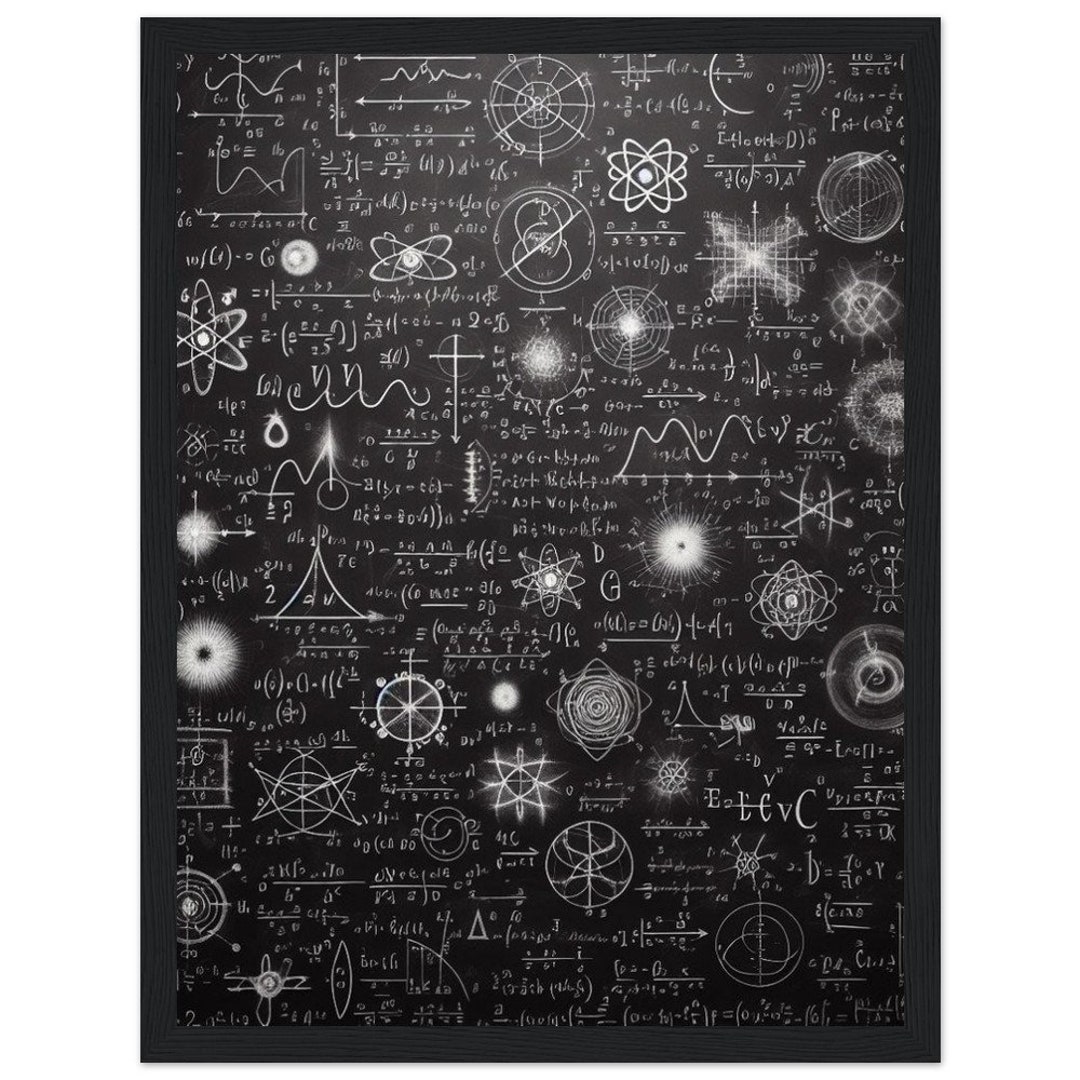 Relativistic Physics Premium Matte Paper Wooden Framed Poster - Etsy