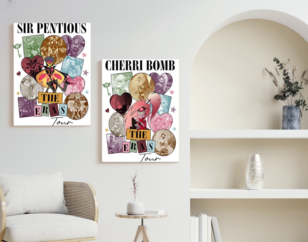 Hazbin Hotel Matching Poster, Hazbin Wall Art Prints, The Eras Tour ...