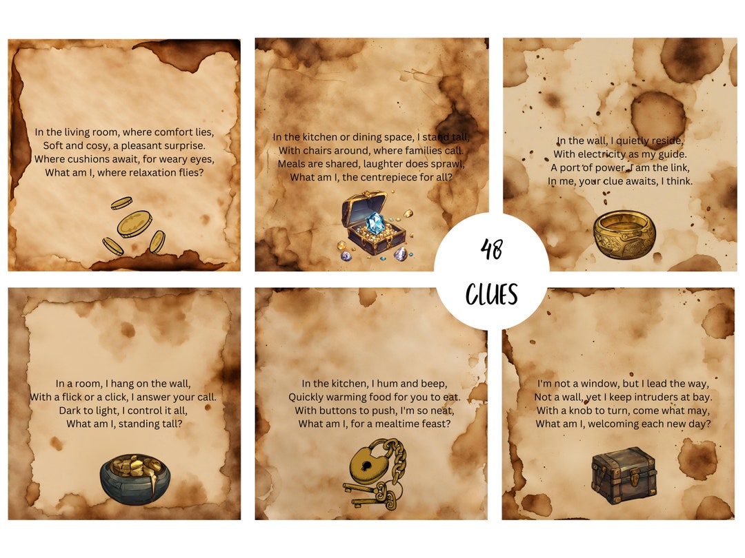 Indoor Treasure Hunt | Treasure Hunt | Teen and Tween Treasure Hunt ...