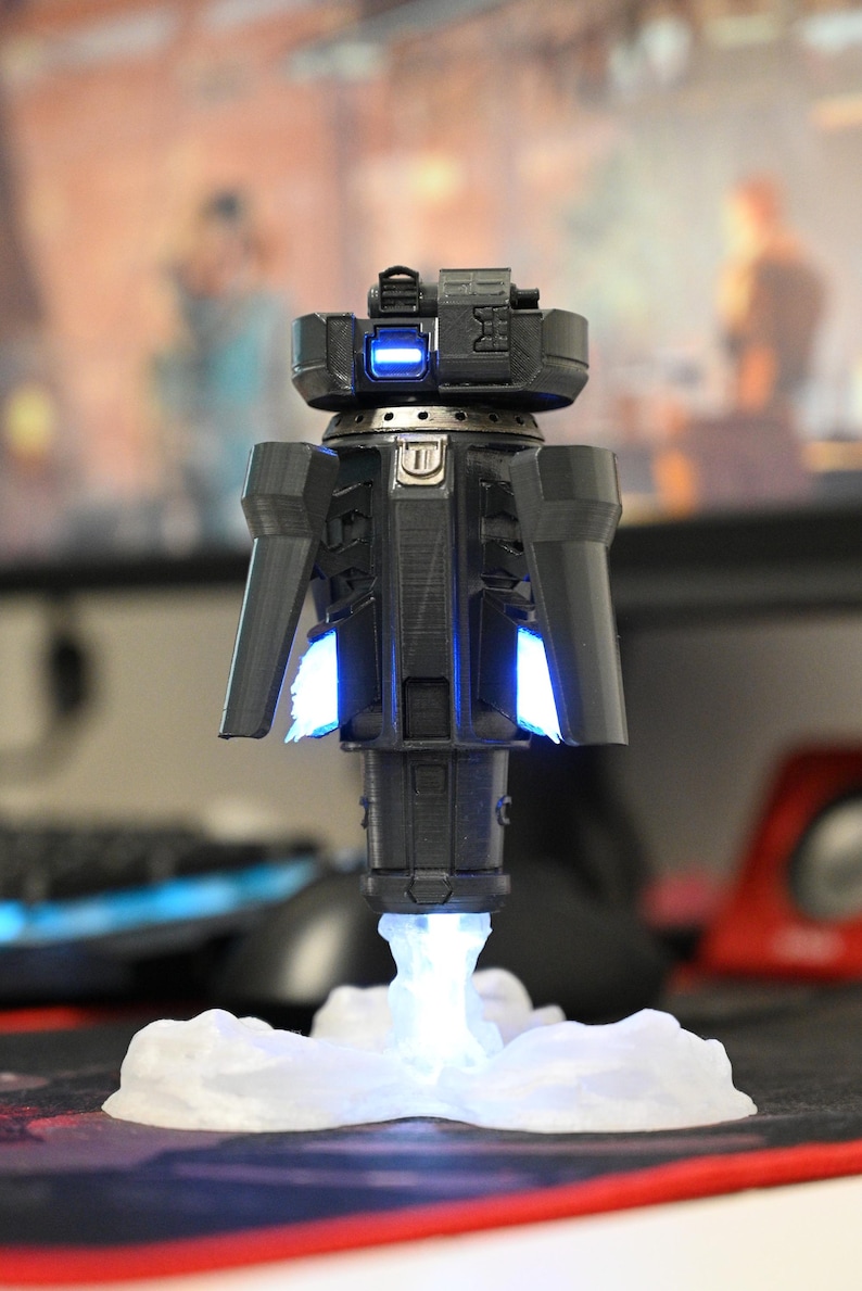Shredder ARC – Futuristic LED Drone Sculpture | 3D Printed Sci-fi ...