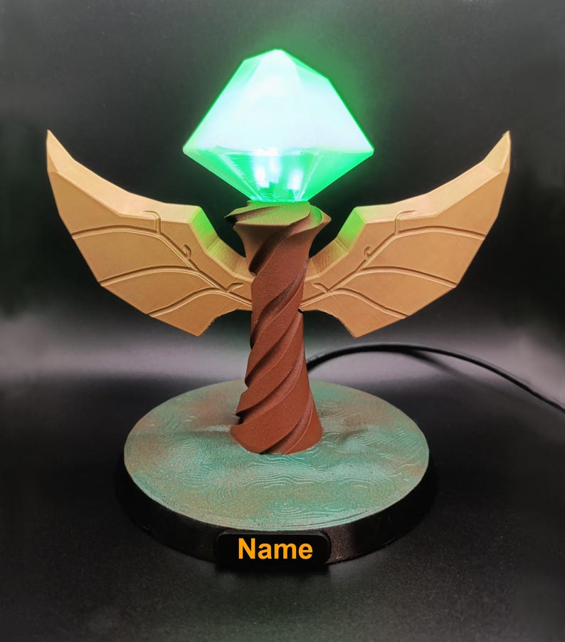 League of Legends Ward Lamp | 3D Printed Gamer Desk Light With Custom ...