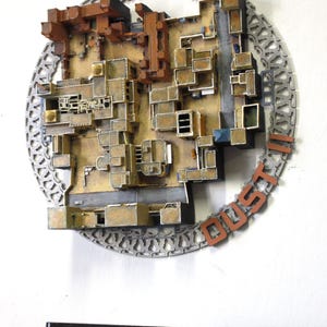 Dust 2 Map – Hand Painted 3D Relief – Counter Strike CS2 Wall Art ...