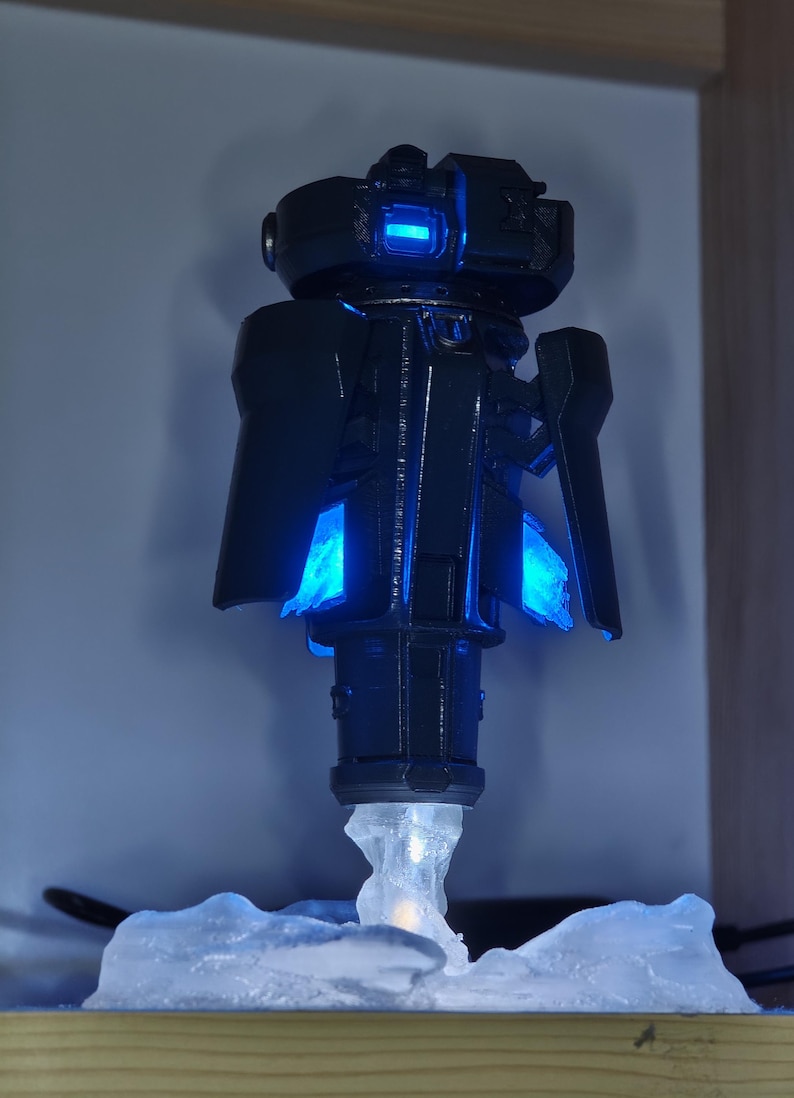 Shredder ARC – Futuristic LED Drone Sculpture | 3D Printed Sci-fi ...