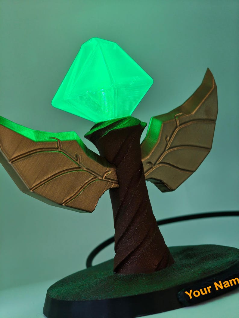 League of Legends Ward Lamp | 3D Printed Gamer Desk Light With Custom ...