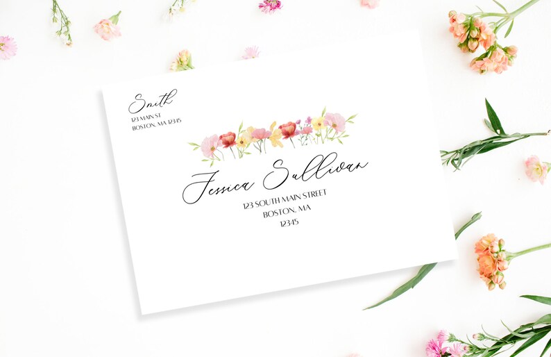 Love in Bloom Bridal Shower Envelopes Love in Bloom Bridal Shower ...