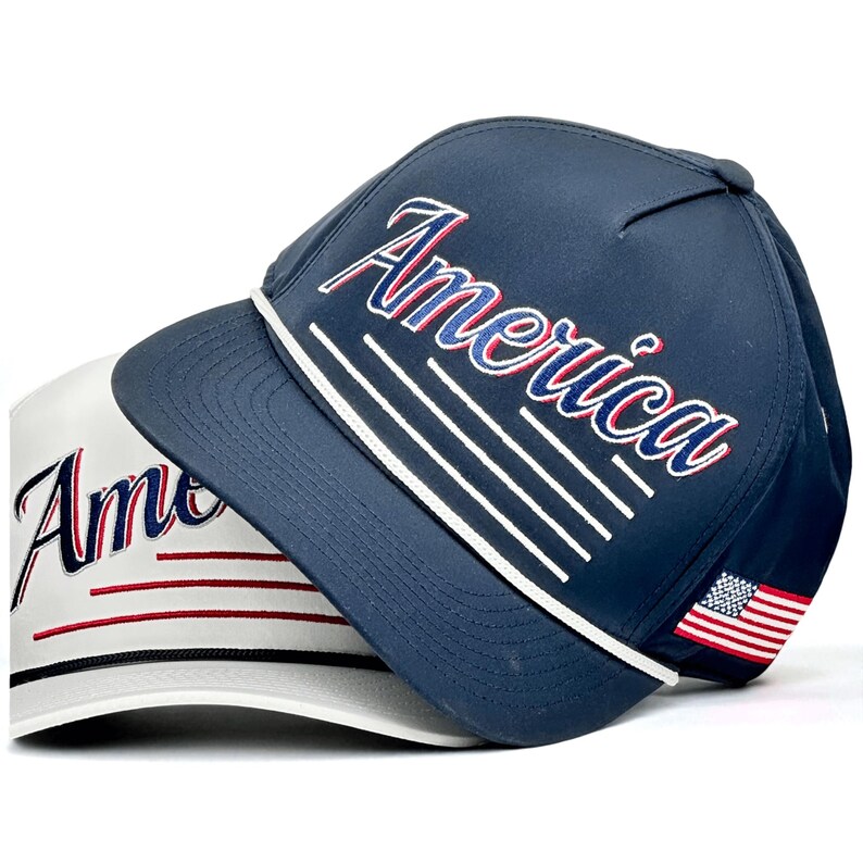 America Snapback - the Uncle Sam (navy) - Etsy