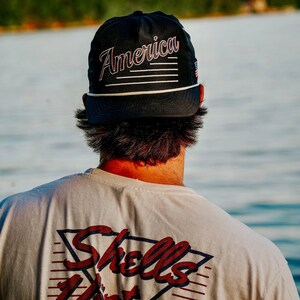 America Snapback - the Uncle Sam (navy) - Etsy