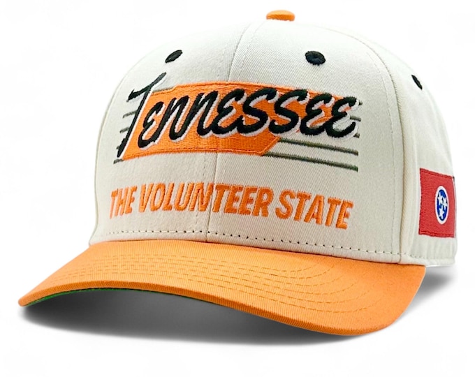 Tennessee Custom Trucker Cap, Smokey Theme Trucker Hat, Gameday Black ...