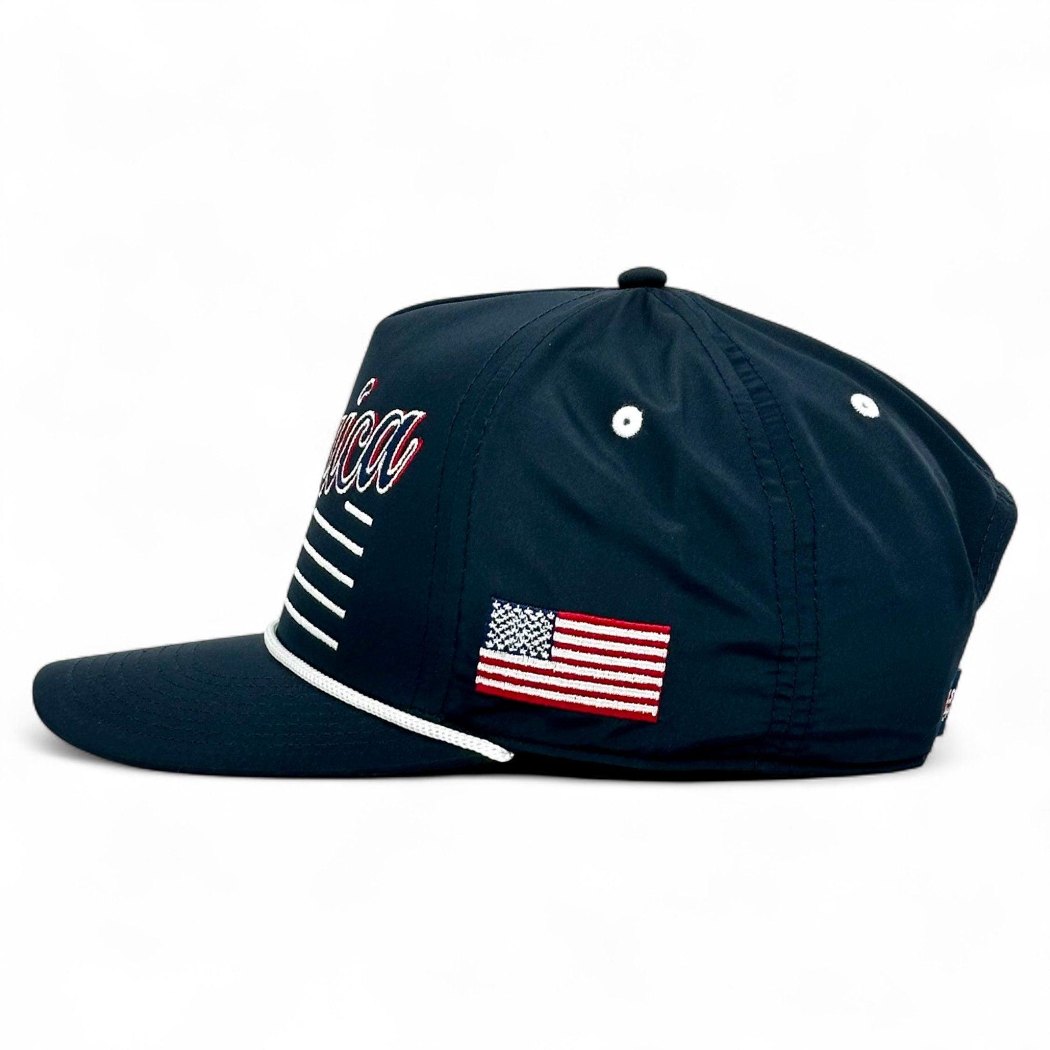 America Snapback - the Uncle Sam (navy) - Etsy