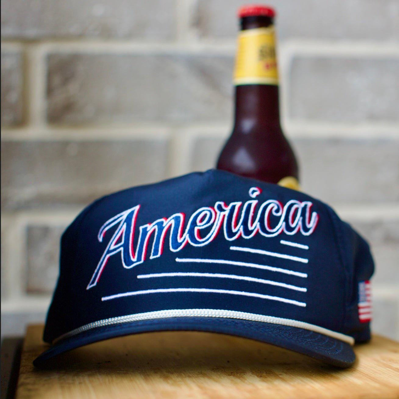 America Snapback - the Uncle Sam (navy) - Etsy