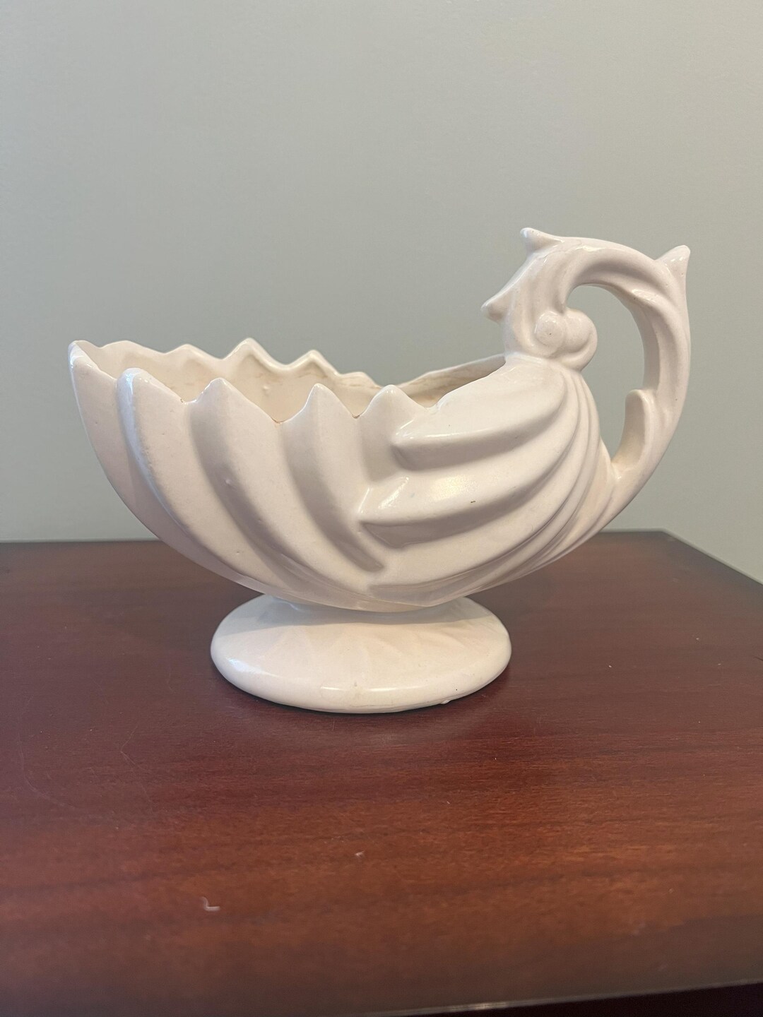 Vintage Mccoy Pottery Handled Shell Shaped Planter - Etsy