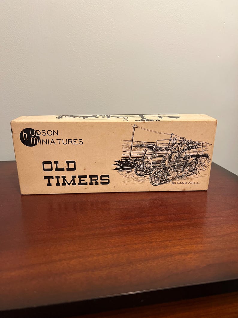 Vintage Hudson Miniatures Old Timers Wooden Model Car Kits - Etsy
