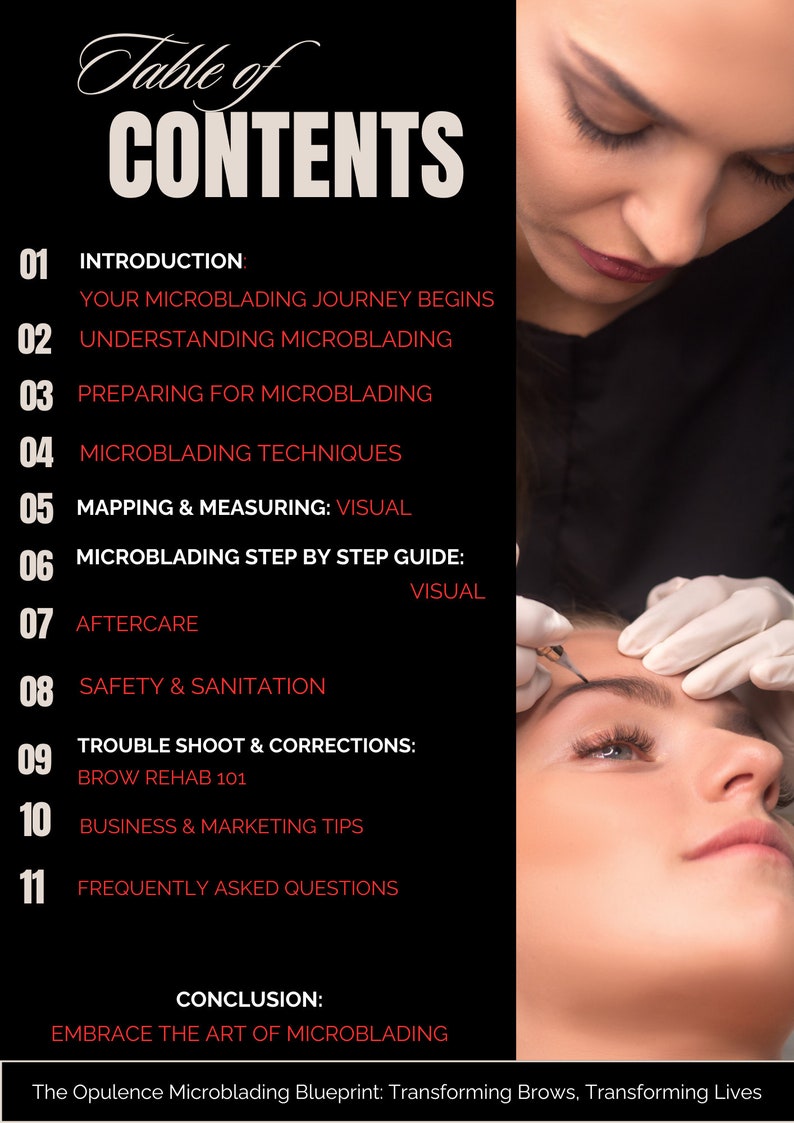 Microblading E-book, Hairstroke Technique, Brows Tattoo E-book, Learn ...