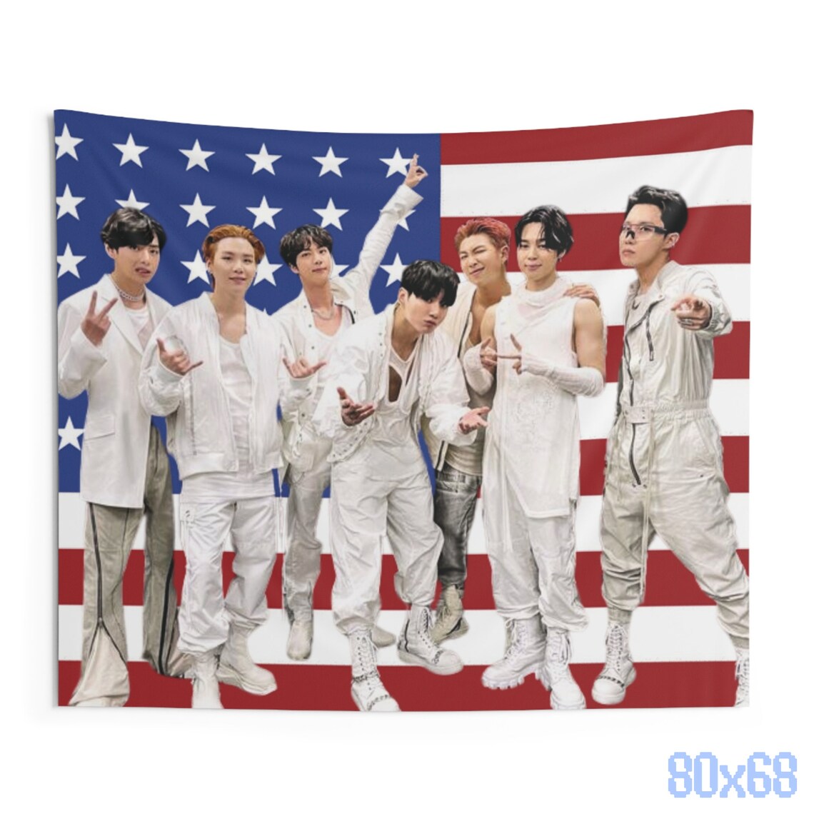 Bts, Bts Flag, Kpop Flag, Bts American Flag, BTS American Flag, Kpop ...