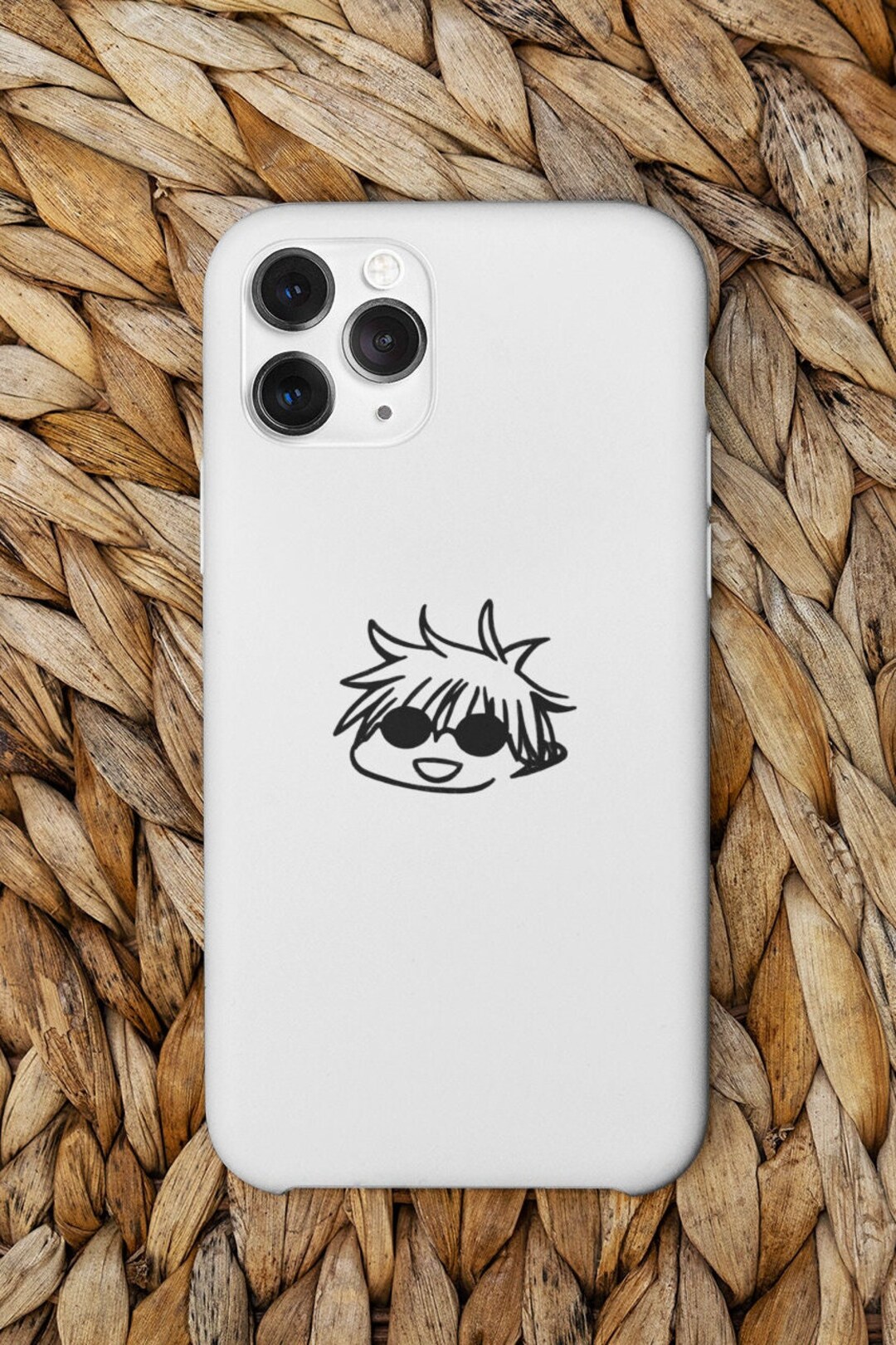 Satoru Gojo Phone Case, Jujutsu Kaisen Phone Case, Anime Hand Drawn ...