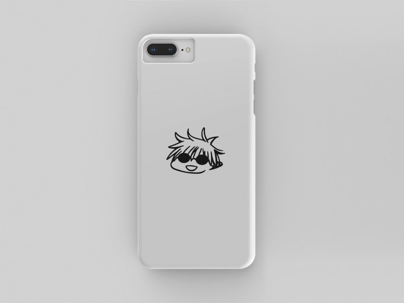 Satoru Gojo Phone Case, Jujutsu Kaisen Phone Case, Anime Hand Drawn ...
