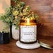 Amber Candle Mockup Video Smart Object 9oz Lit Candle Video PSD Amber ...
