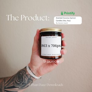 Amber Candle Mockup Video Smart Object 9oz Lit Candle Video PSD Amber ...