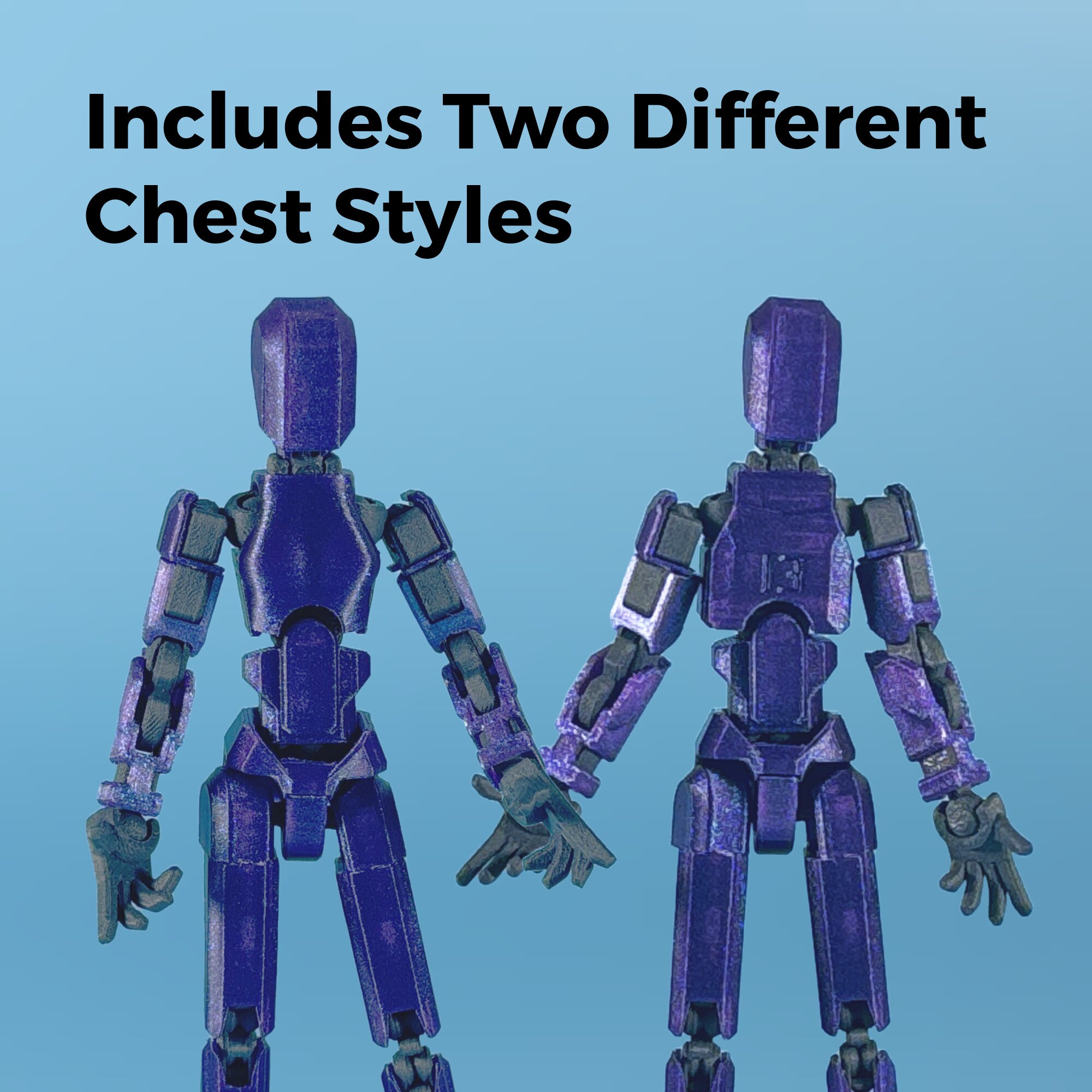 Dummy 13 V2 Galaxy Purple W/ Carbon Fiber assembly Required Articulated ...