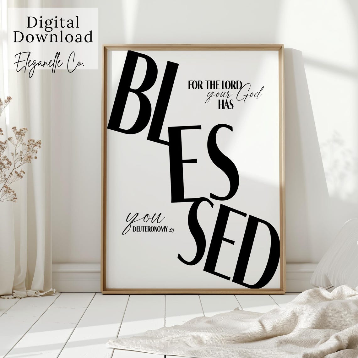 Christian Digital Wall Art Minimalist Christian Art Faith Inspired ...