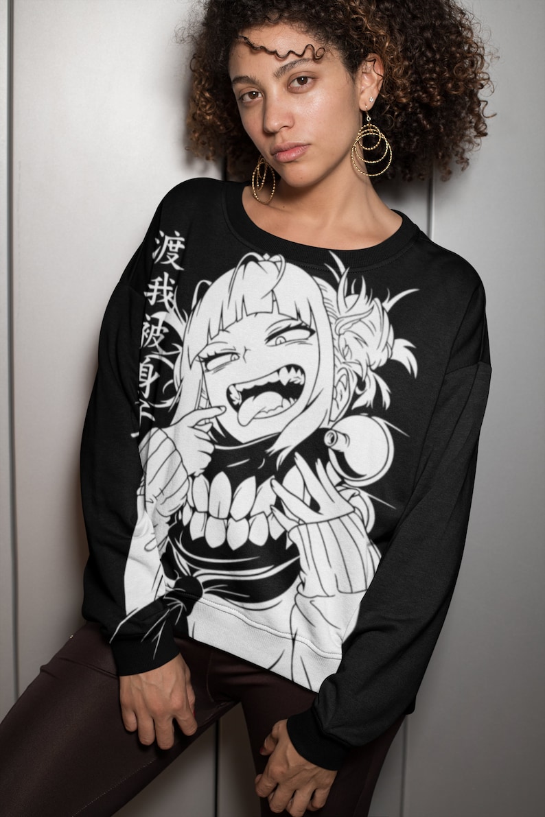 Himiko Toga Sweater MHA Villain Style for Streetwear - Etsy