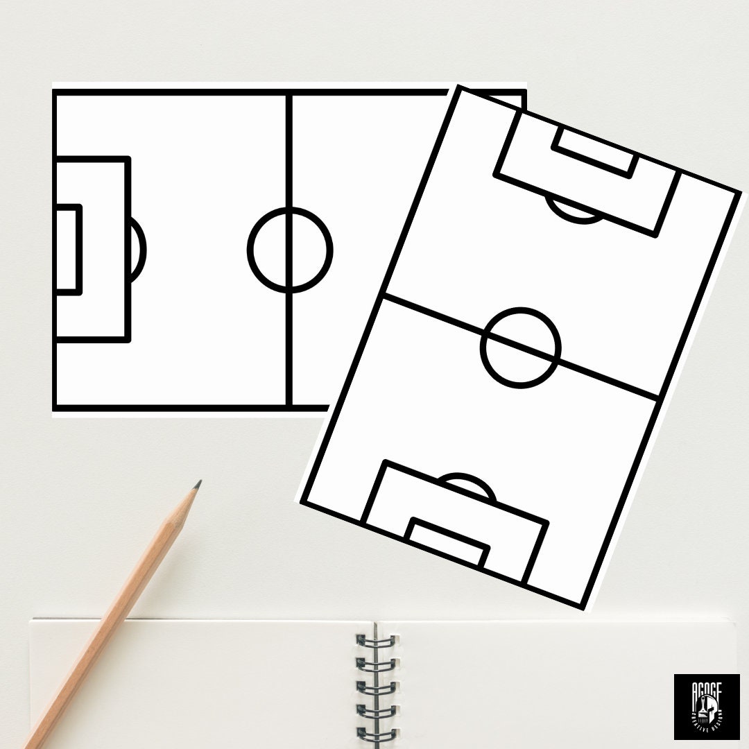 Football Pitch Tactics Sheet - Etsy