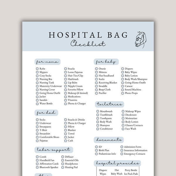Hospital Bag - Etsy
