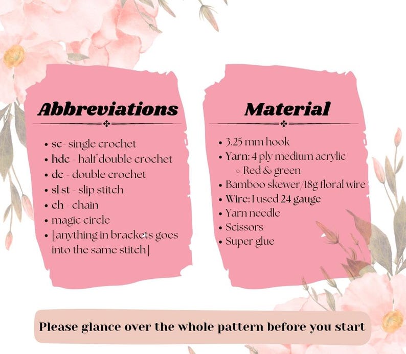 PATTERN Rose Crochet, Easy - Etsy