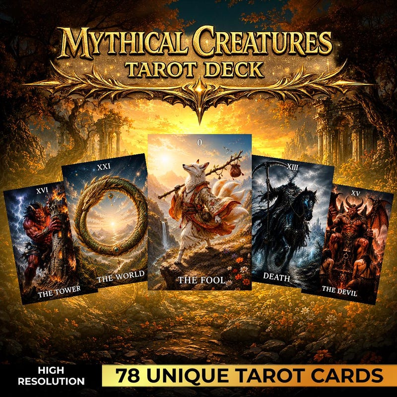 Mythology Tarot Decks - Etsy