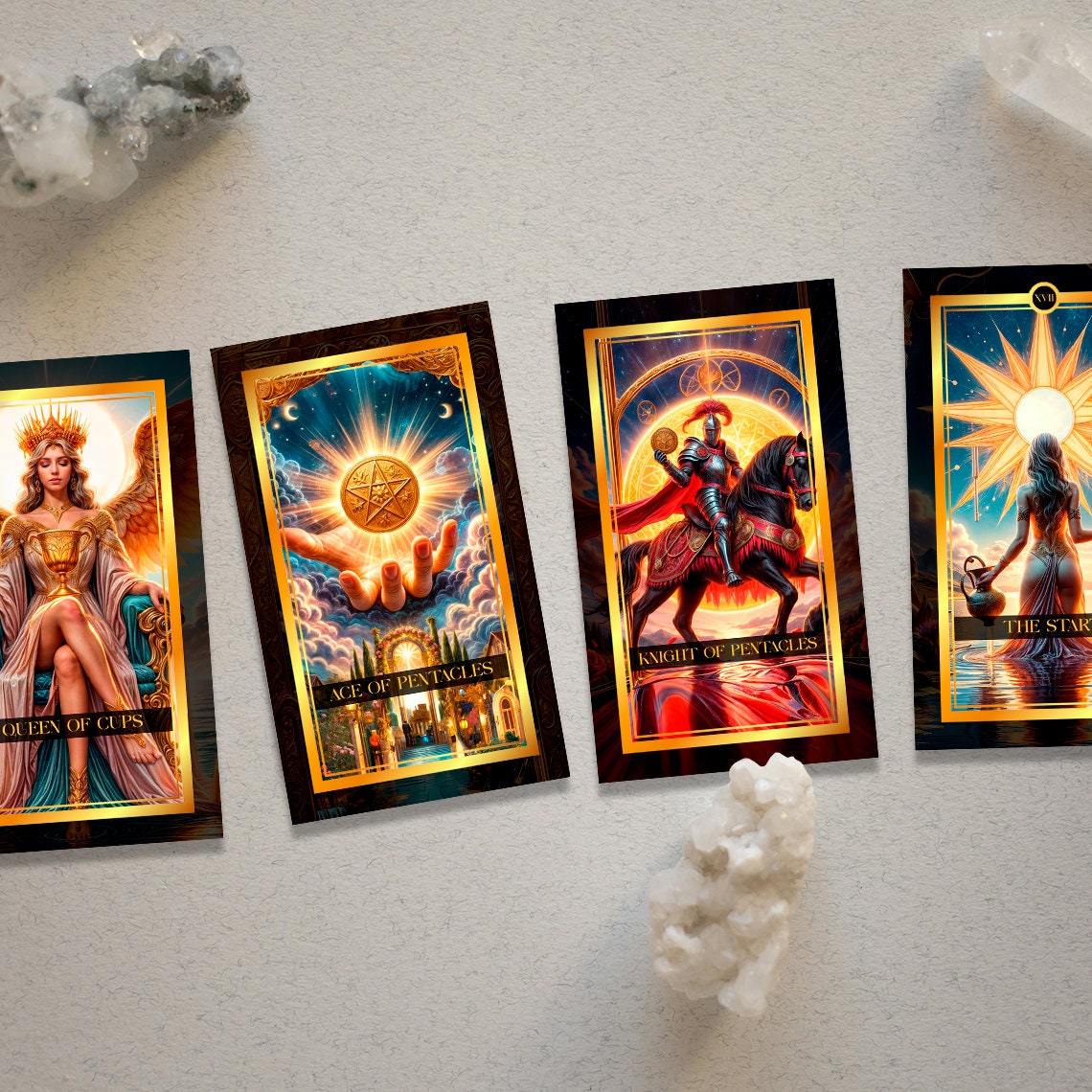 Complete Tarot Deck 78 Tarot Cards Printable Full Tarot Cards Deck ...