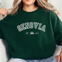Genovia University Sweatshirt, Princess Diaries Sweatshirt, Genovia ...