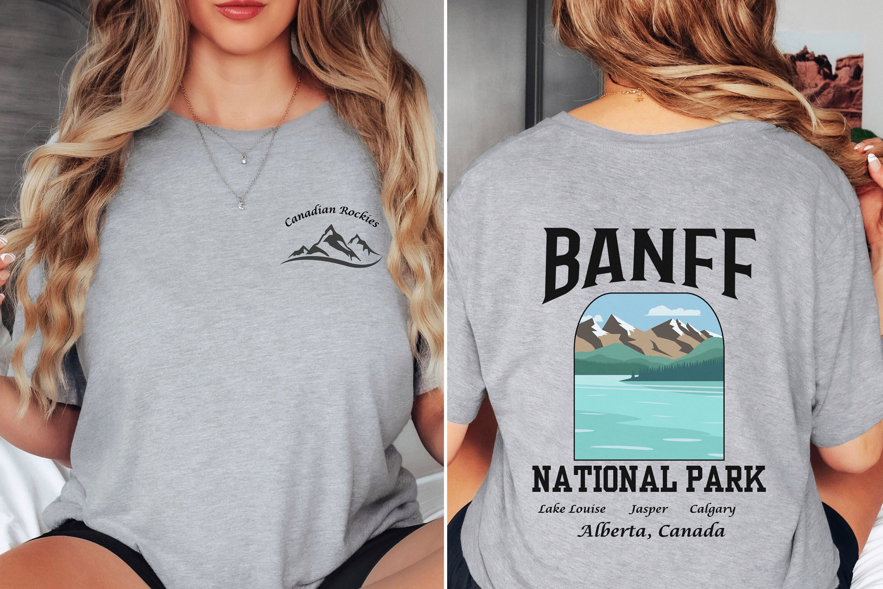 Banff National Park Shirt, Banff Shirt, Canadian Rockies Shirt, Banff ...