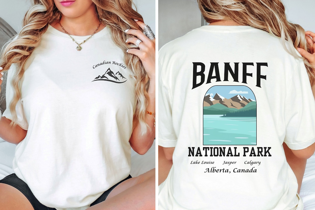 Banff National Park Shirt, Banff Shirt, Canadian Rockies Shirt, Banff ...