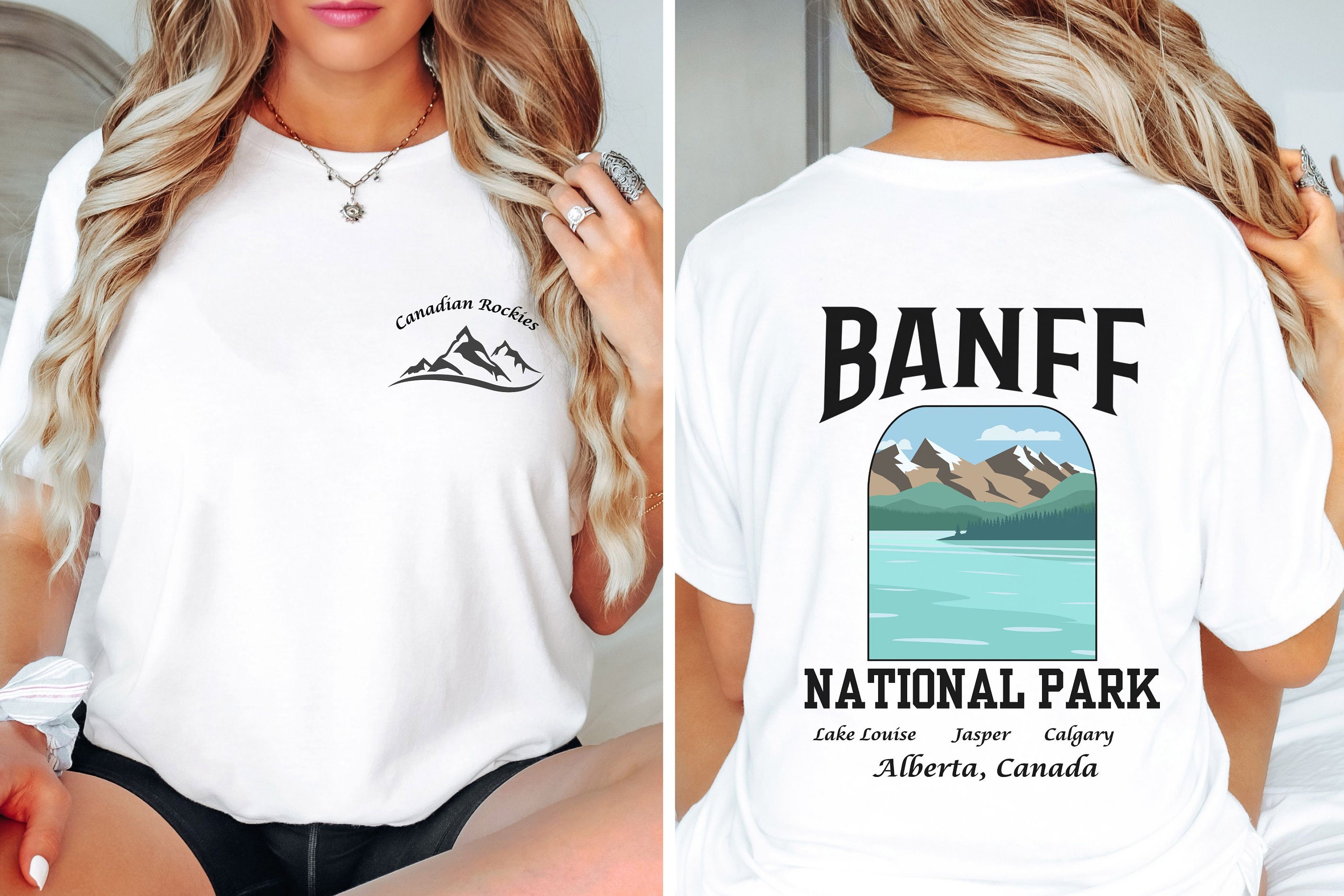 Banff National Park Shirt, Banff Shirt, Canadian Rockies Shirt, Banff ...