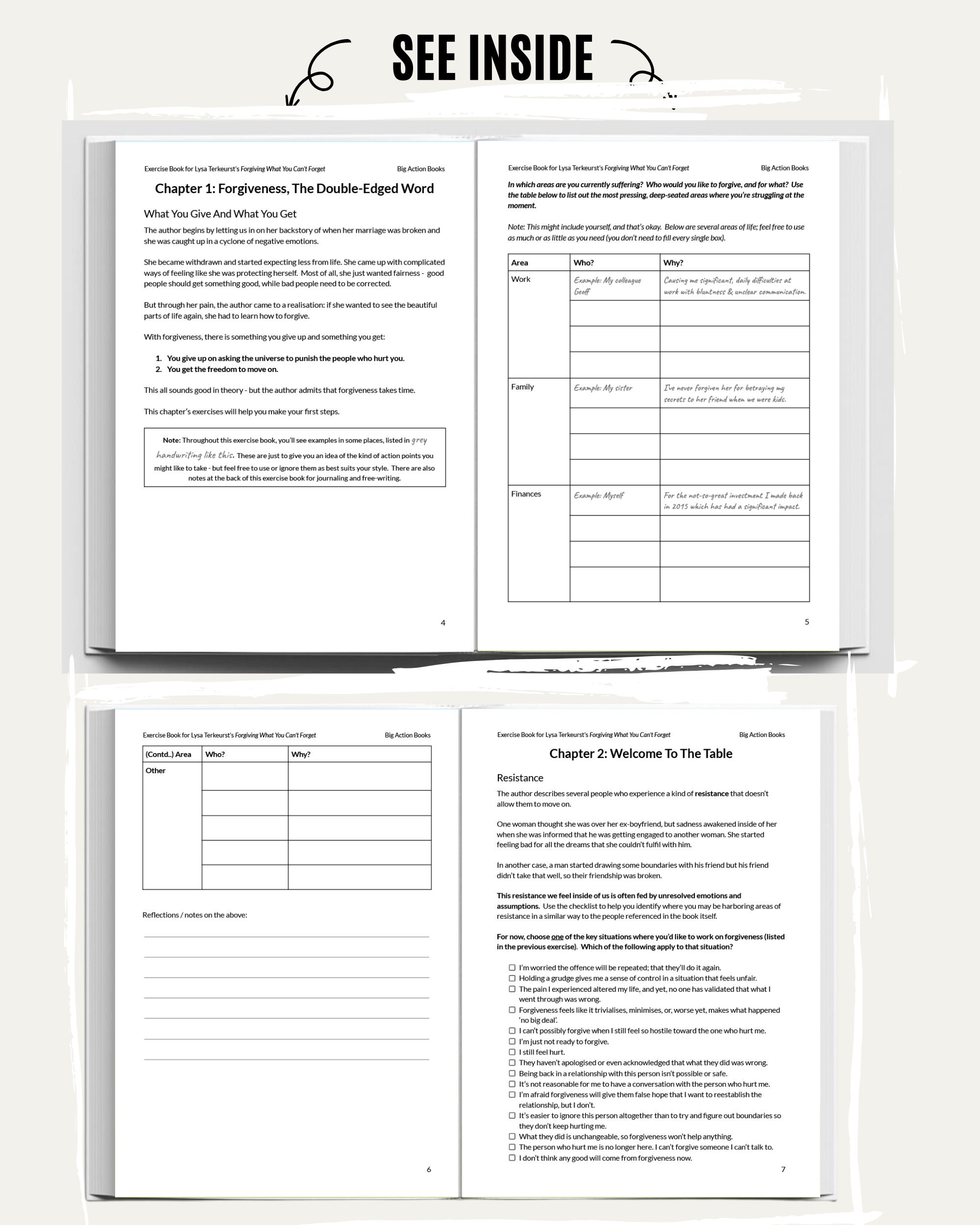 Workbook for Forgiving What You Can't Forget by Lysa Terkeurst ...