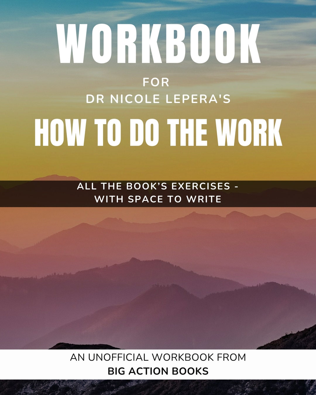 Workbook for How to Do the Work by Nicole Lepera | PRINTABLE ...