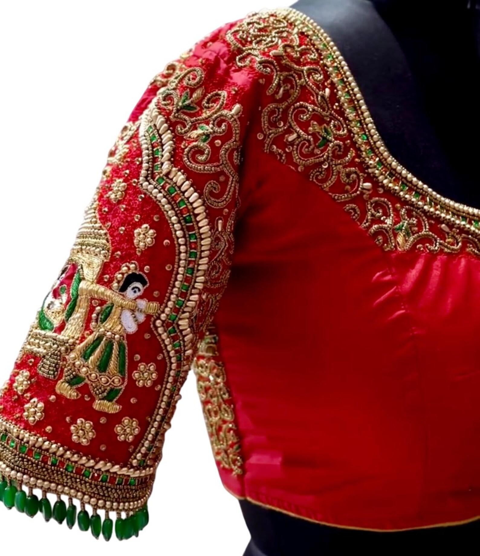 Doli Bridal Blouse| Made to Order| Maggam Aari Work Blouse ...