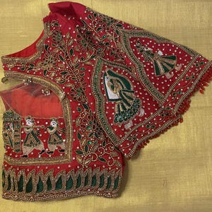 Doli Bridal Maggam Blouse|doli Aari Blouse |readymade|princesscut ...