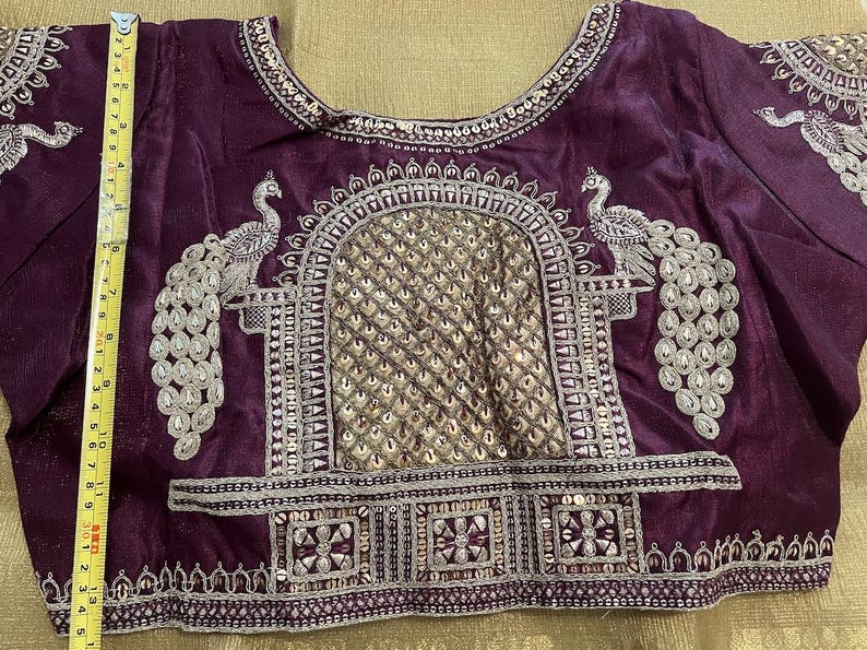 Pattu Style Gold Tissue Crush Saree | Saree With Stitched Blouse and ...