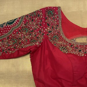 Doli Bridal Maggam Blouse|doli Aari Blouse |readymade|princesscut ...