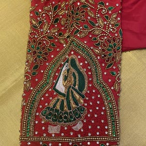 Doli Bridal Maggam Blouse|doli Aari Blouse |readymade|princesscut ...
