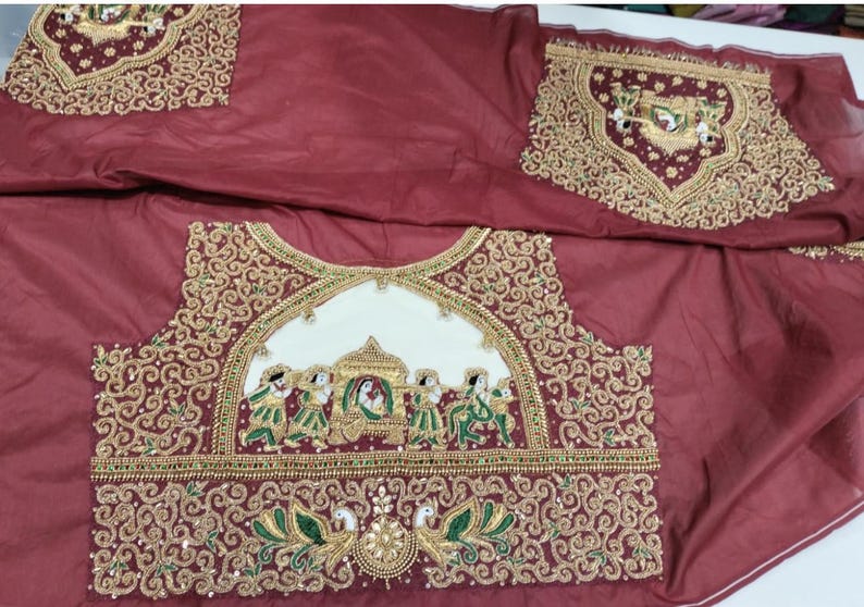 Doli Bridal Blouse| Made to Order| Maggam Aari Work Blouse ...