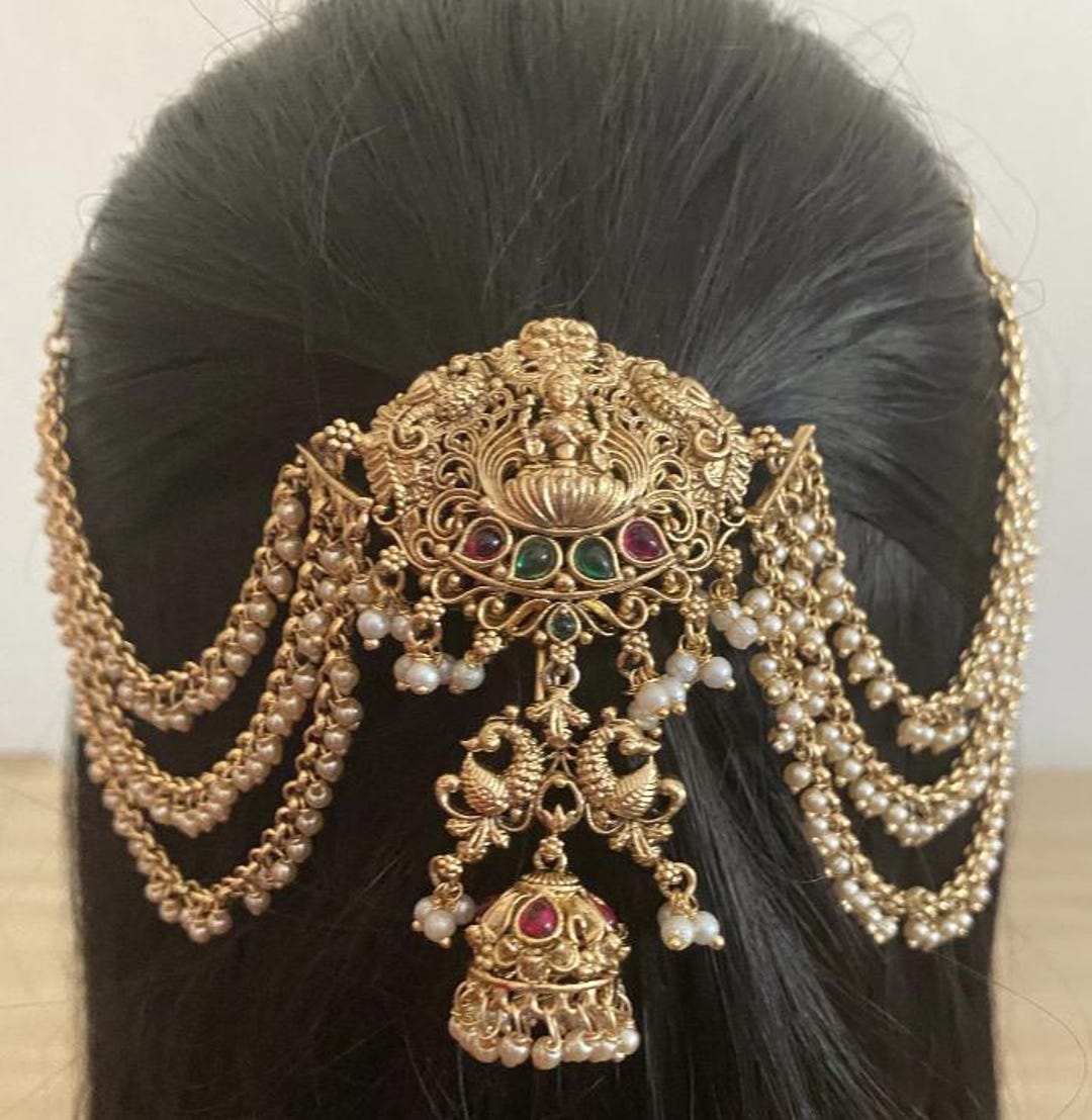 Antique Finish Hair Jewellery |premium Quality|indian Wedding Jewellery ...