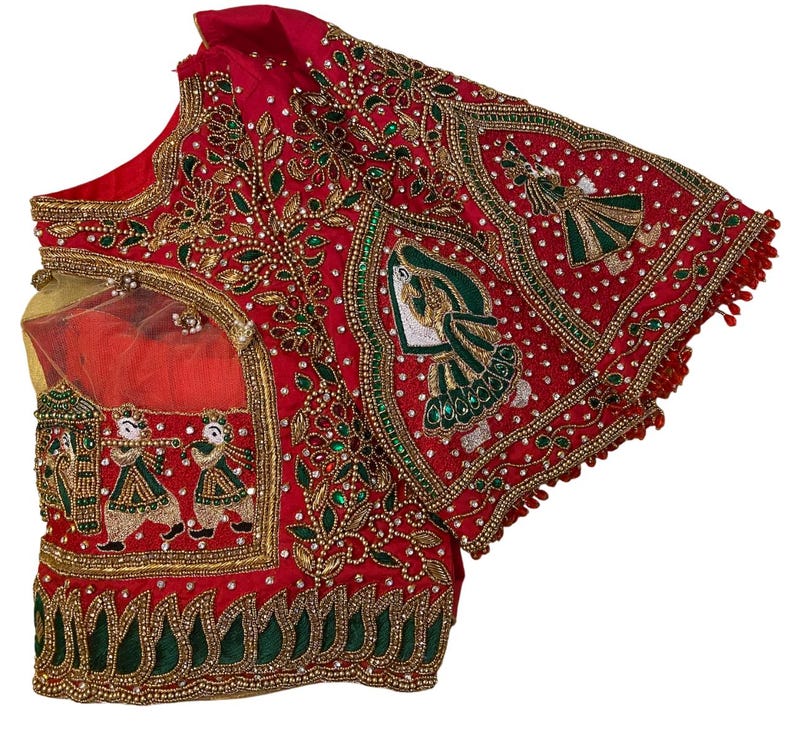 Doli Bridal Maggam Blouse|doli Aari Blouse |readymade|princesscut ...