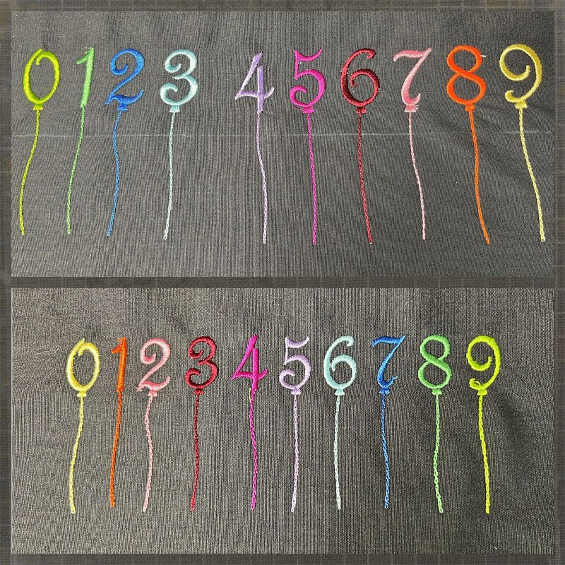 Embroidery Numbers - Etsy